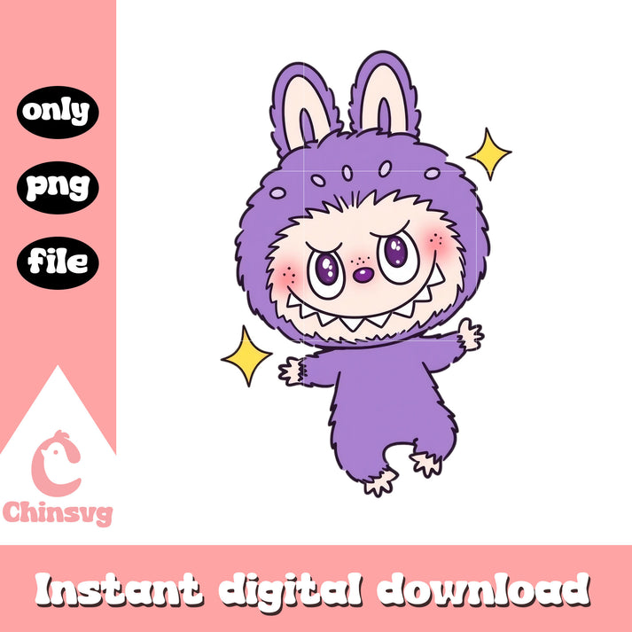 Labubu purple doll design png, labubu dolls png, labubu png – Chinsvg