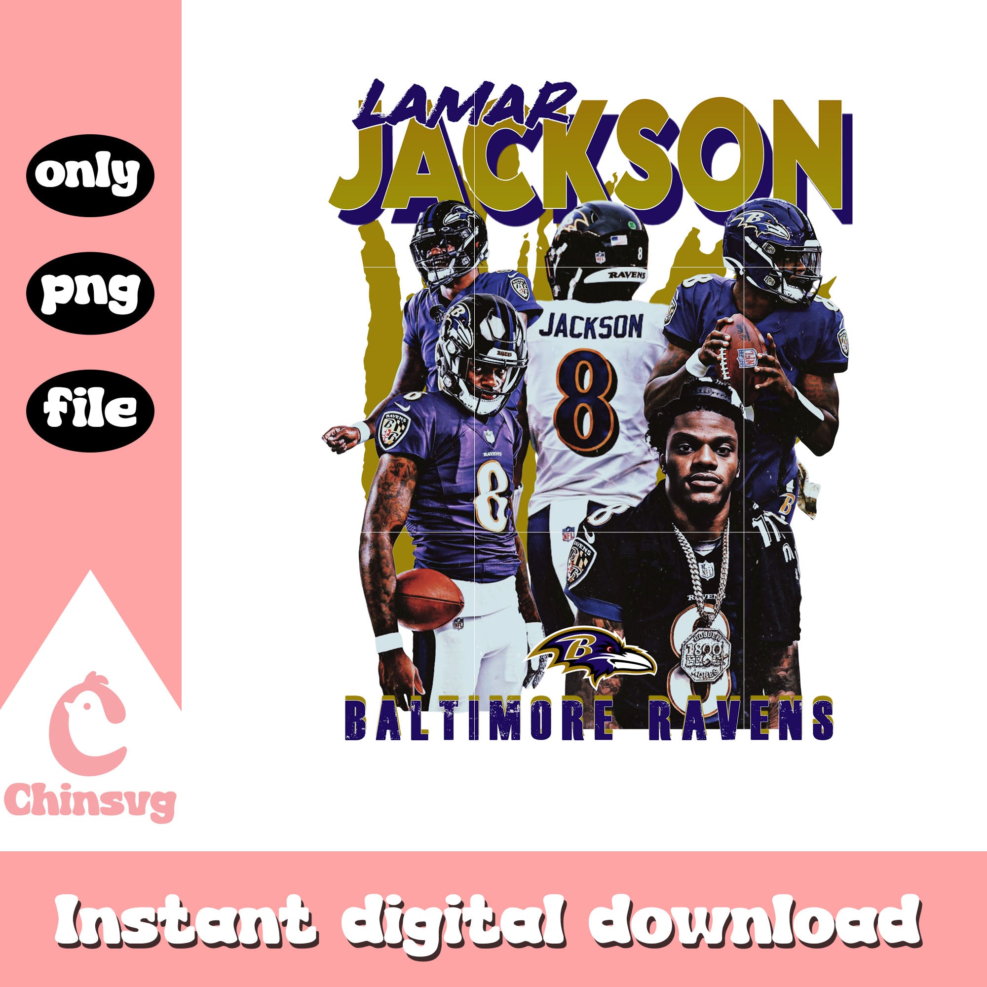 Lamar Jackson Baltimore Ravens png, Baltimore Ravens player png – Chinsvg