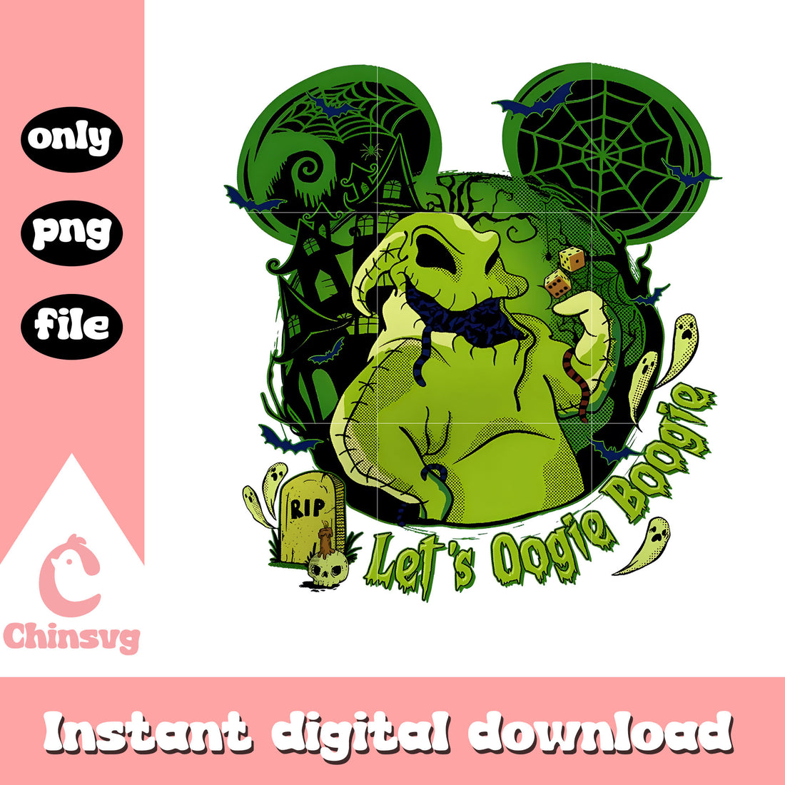 Let's oogie boogie character png, mickey head png, halloween film png ...
