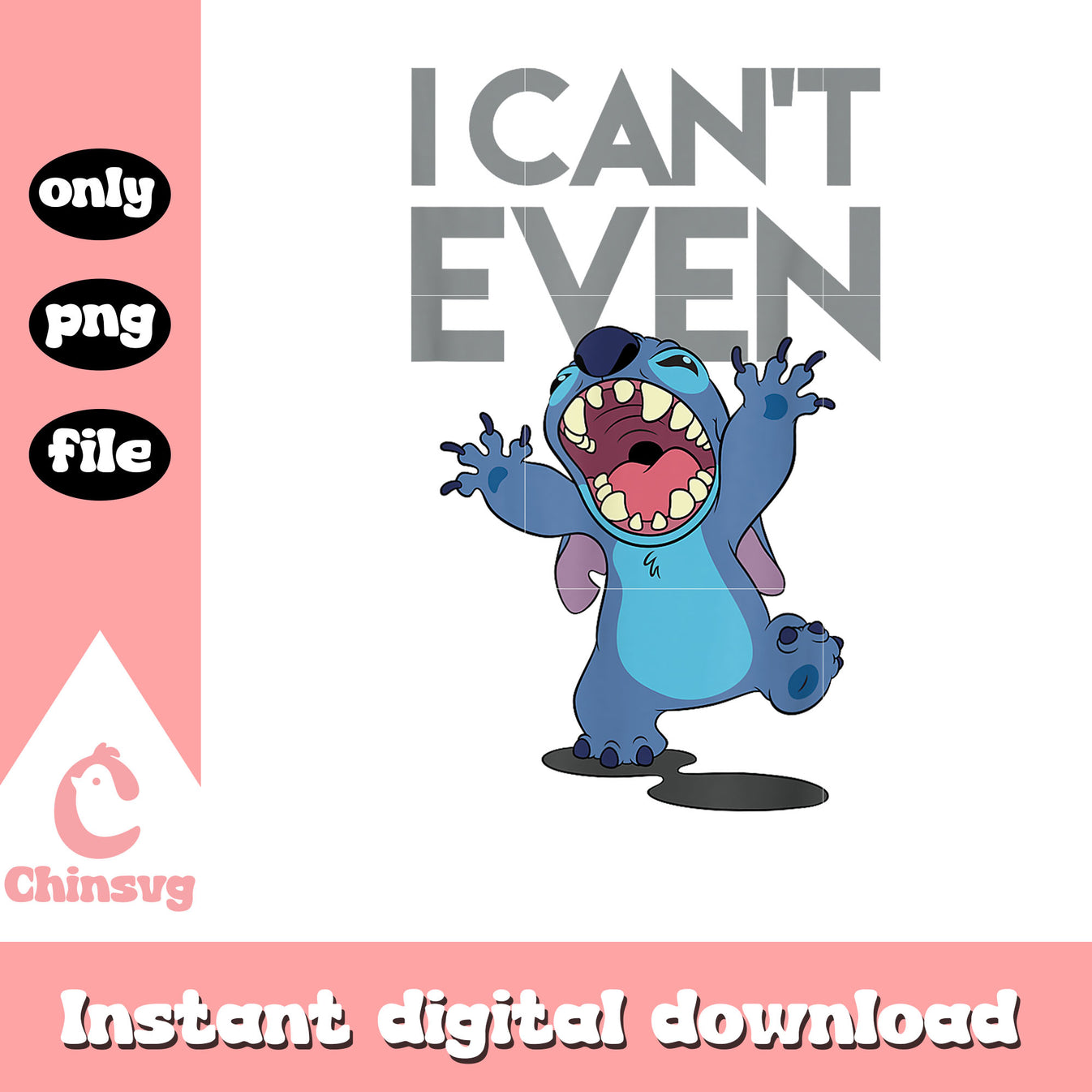 Lilo & Stitch - Can't Even png, stitch cant even png, stitch jump png ...