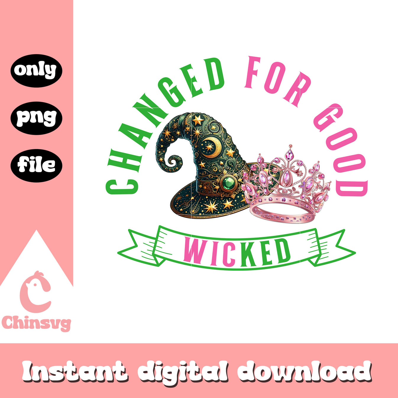 Logo changed for good wicked design png, wicked changed for good png ...