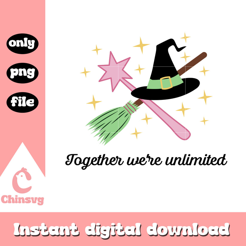 Logo together were unlimited design png, wicked movie png – Chinsvg