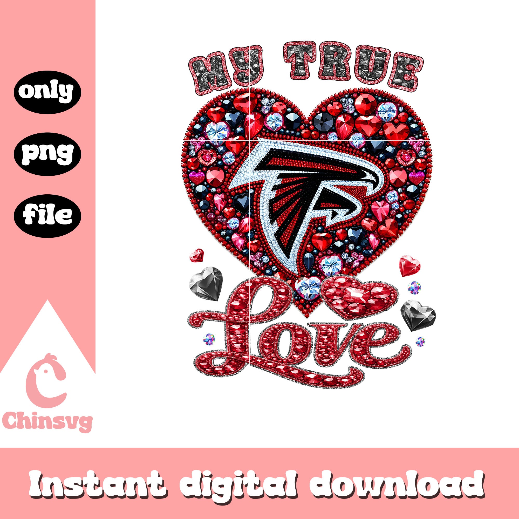 Love heart falcons logo png, atlanta falcons team png – Chinsvg