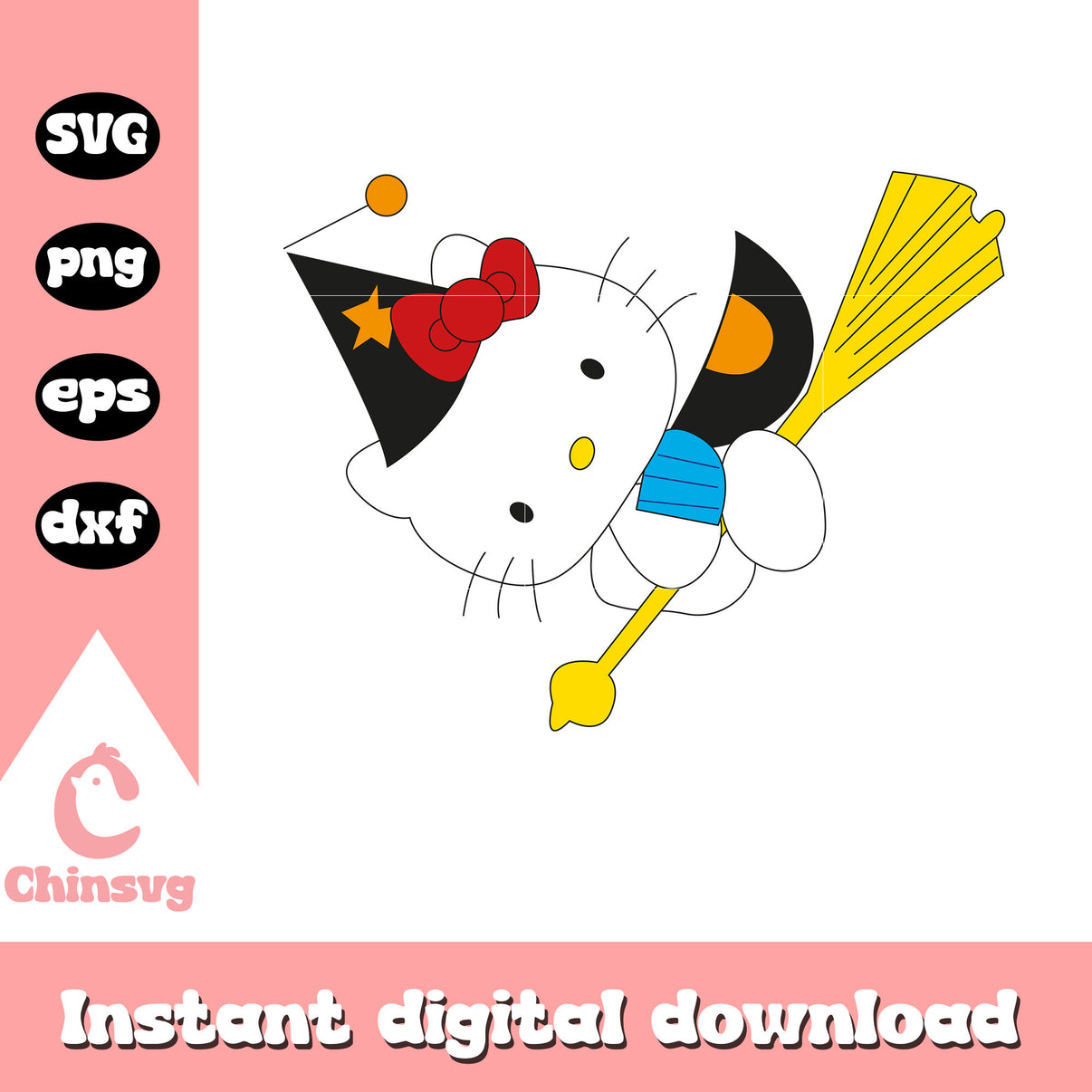 Magical hello kitty cat svg, hello kitty magic svg, kitty cat svg – Chinsvg