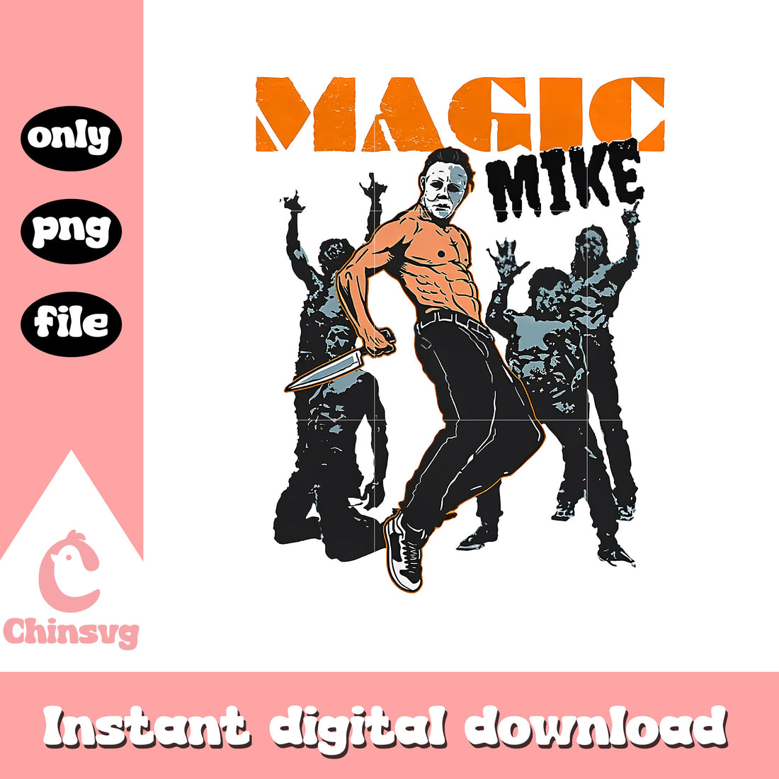 Magic mike michael png, michael myers magic mike png, myers horror png ...