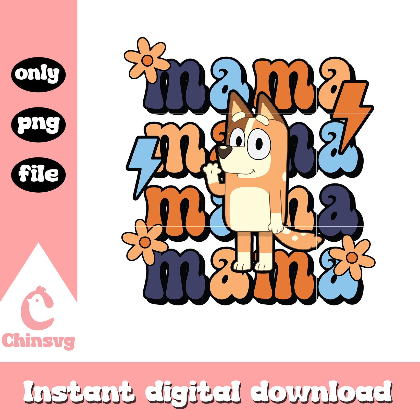 Mama chilli heeler cartoon design png, chilli heeler png – Chinsvg