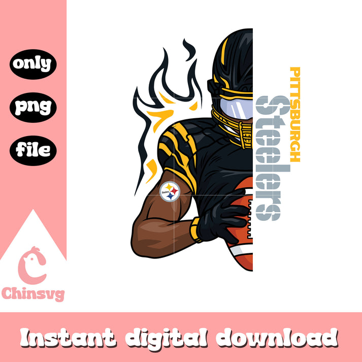 Man custom logo steelers png, nfl pittsburgh steelers png – Chinsvg