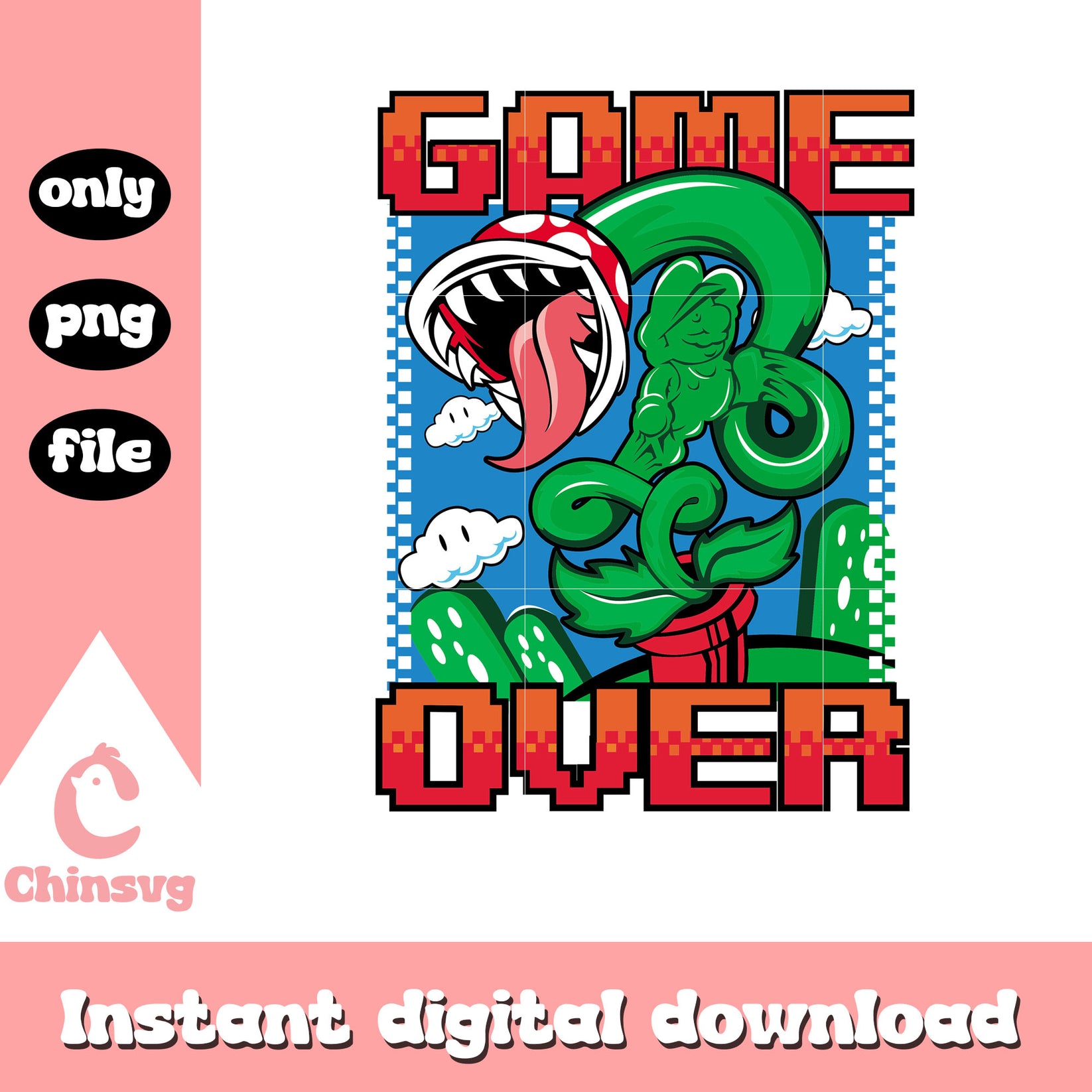Mario game over png, super mario game png, game over png – Chinsvg