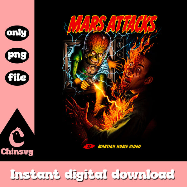Mars attacks martian home video movie png, best 80s movies png – Chinsvg