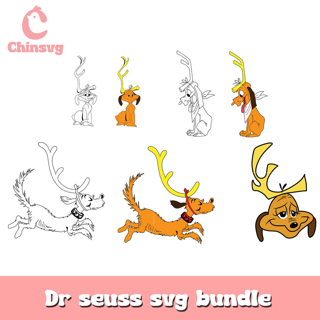 Max dog dr seuss bundle svg, max the dog svg, dr seuss svg – Chinsvg