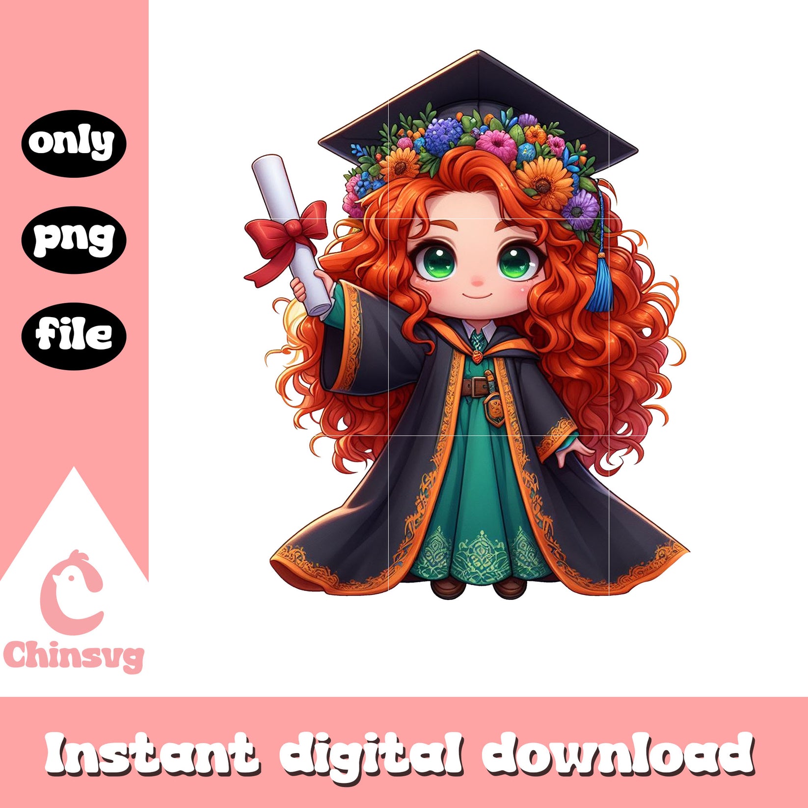 Merida graduation design png, merida disney princess png, – Chinsvg