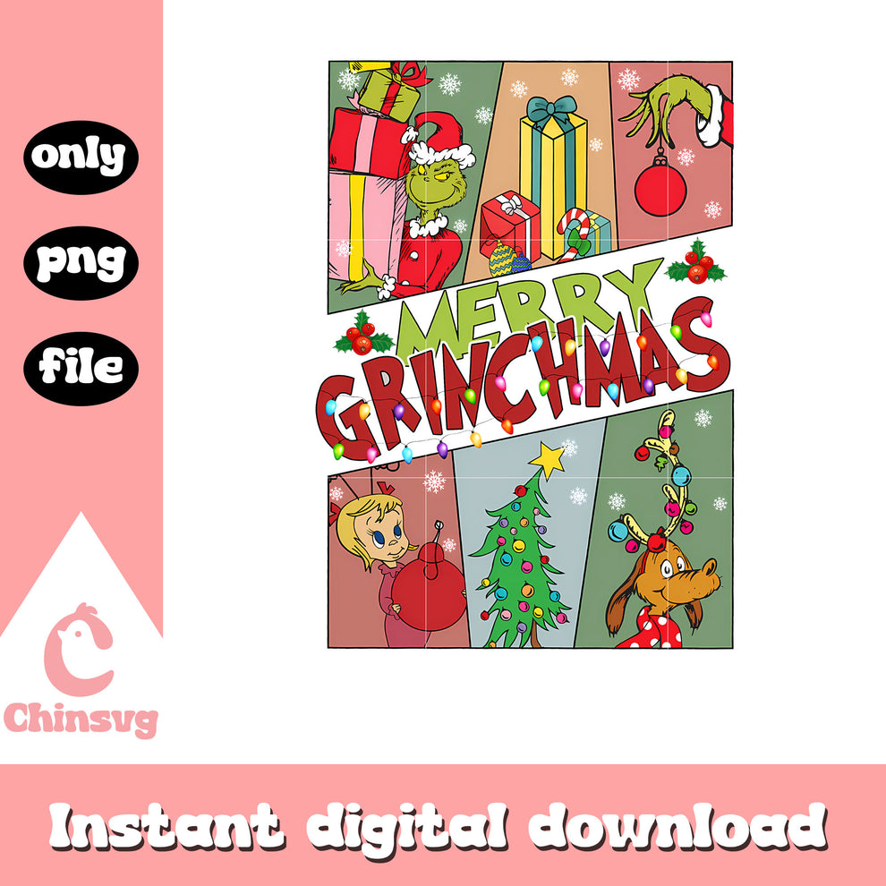 Merry grinchmas friends design png, grinch cindy lou and max png – Chinsvg