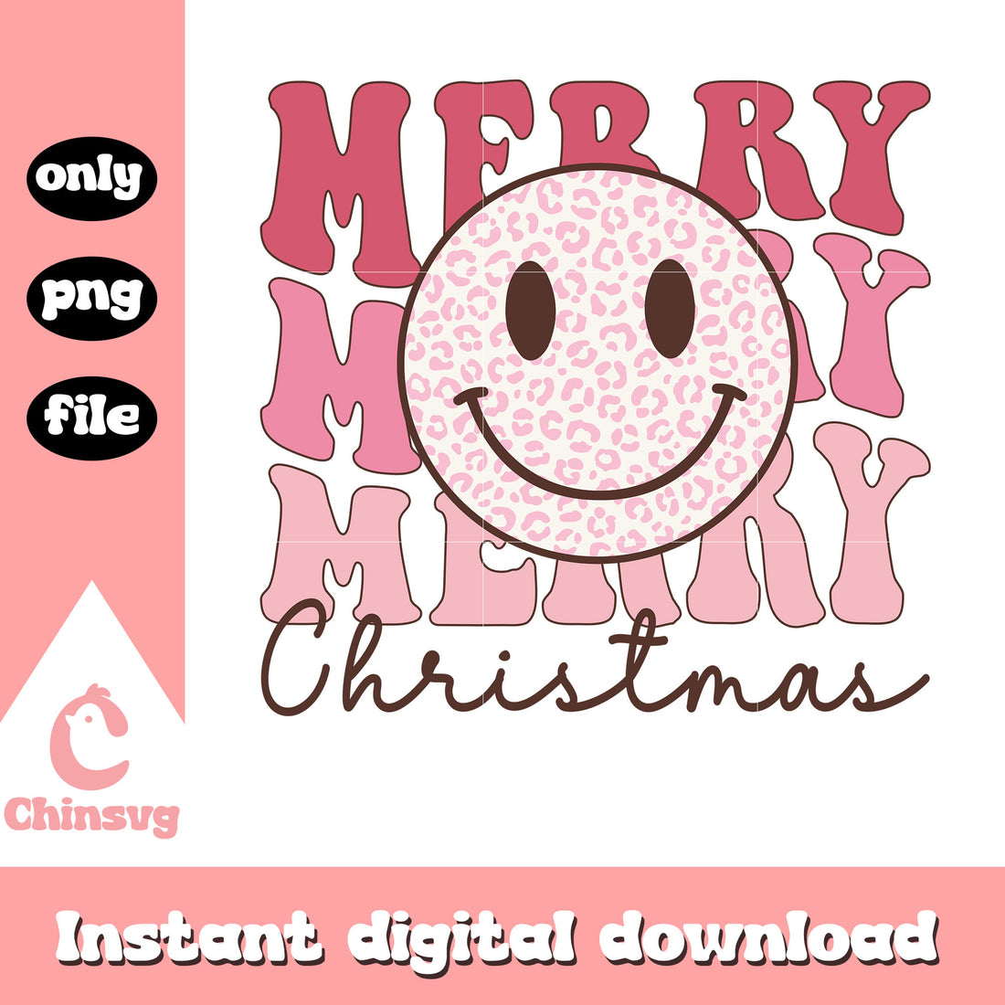Merry christmas smiley face png, merry merry merry christmas png – Chinsvg