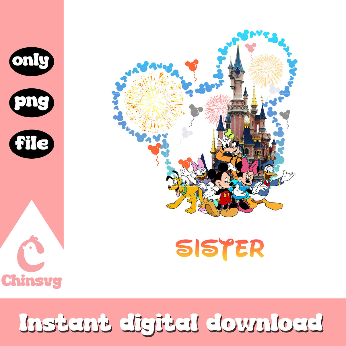 Mickey and friends disney sister png, mickey png, disney png – Chinsvg
