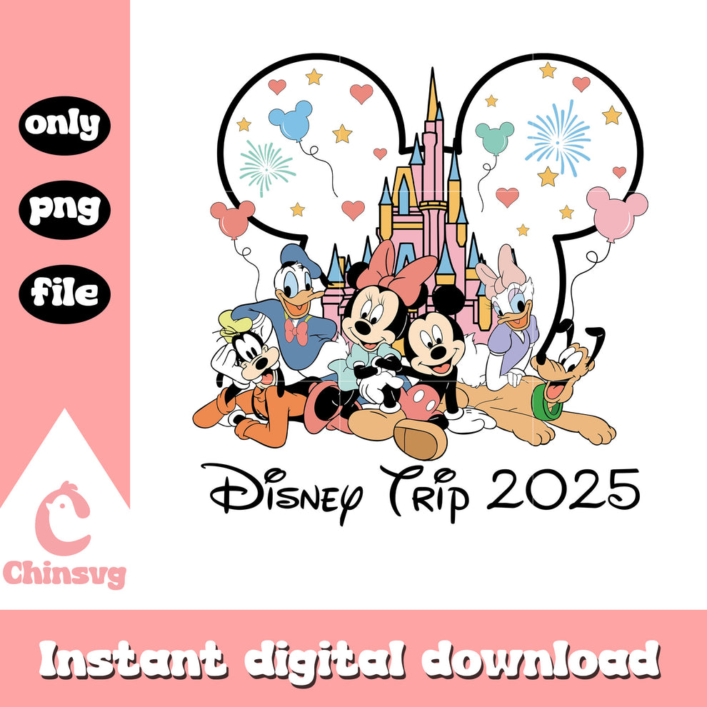 Mickey and friends disney trip 2025 png, mickey and friends png – Chinsvg