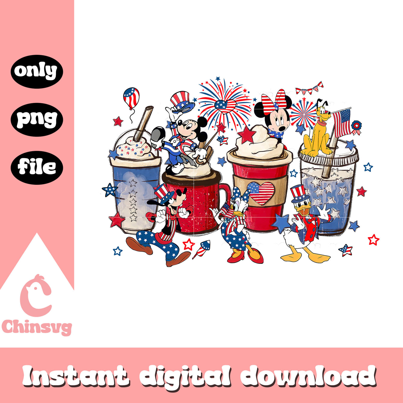 Mickey and friends png, mickey mouse 4th of july png, 4th of july png ...