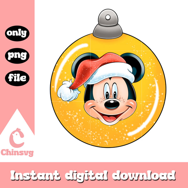 Mickey disney christmas ball design png, mickey christmas png – Chinsvg