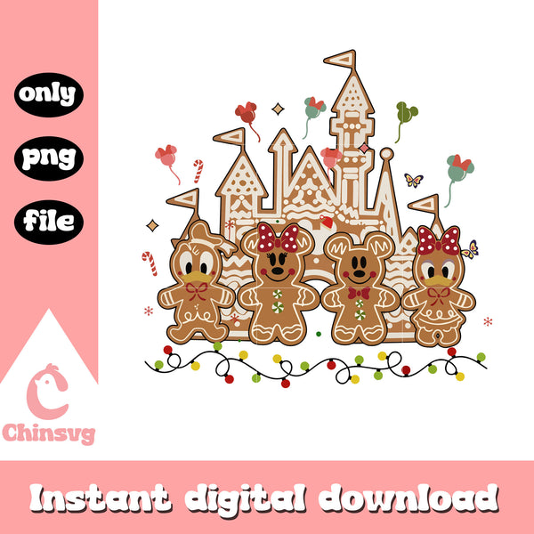 Mickey friends gingerbread christmas png, disney gingerbread png – Chinsvg