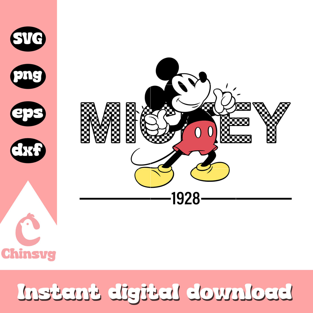 Mickey mouse 1928 svg, micket mouse svg, disney mickey mouse svg – Chinsvg