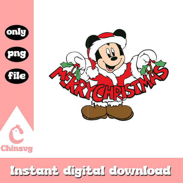 Mickey santa claus merry christmas png, mickey mouse santa png – Chinsvg
