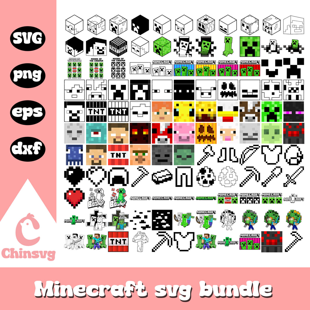 Minecraft svg – Chinsvg
