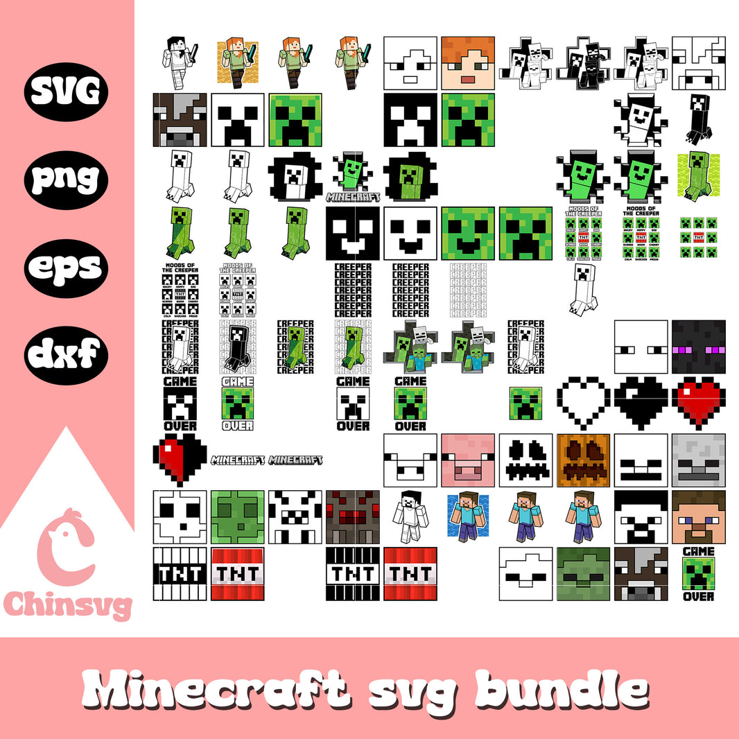 Minecraft svg – Chinsvg