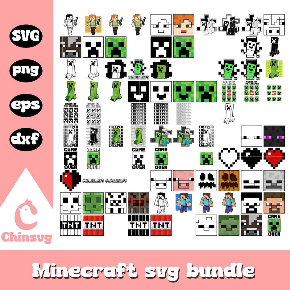 Minecraft svg – Chinsvg
