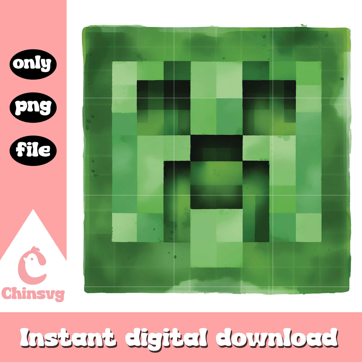 Minecraft creeper face design png, minecraft creeper png – Chinsvg