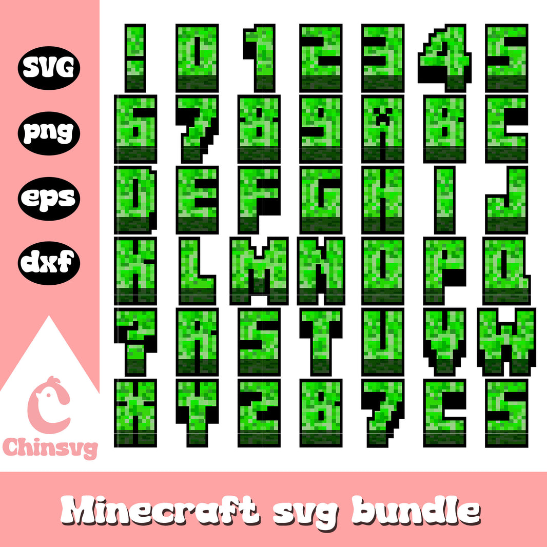 Minecraft svg – Chinsvg