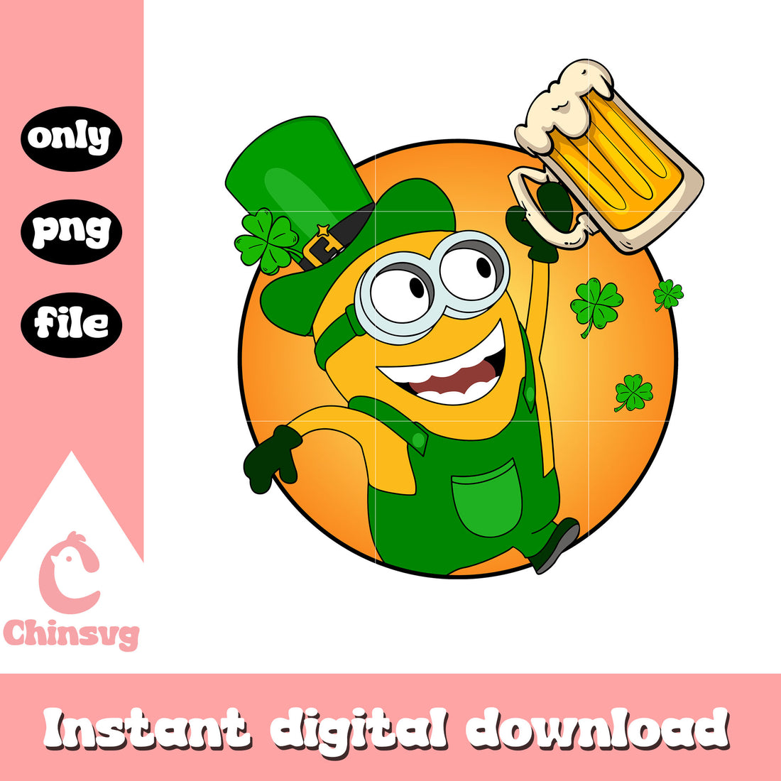 Minion character patrick beer png, happy saint patricks day png – Chinsvg