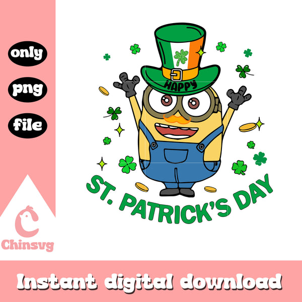 Minion character st.patrick's day png, saint patrick day png – Chinsvg