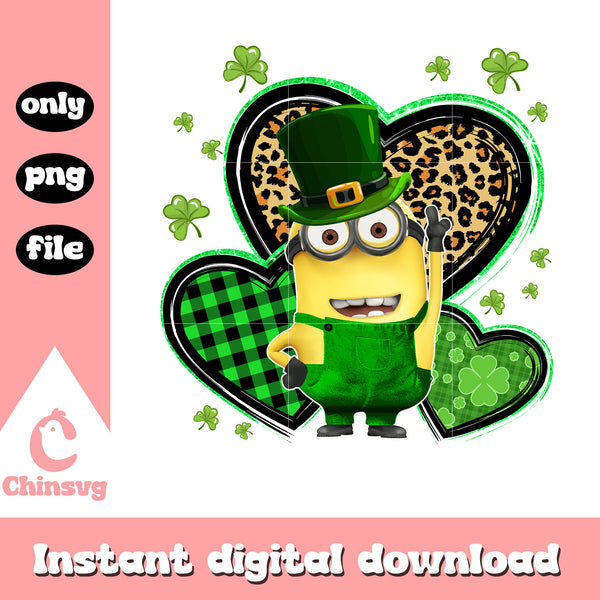 Minion patrick heart design png, happy saint patricks day png – Chinsvg