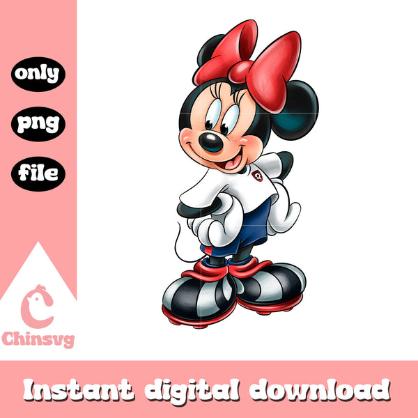 Minnie disney football design png, minnie mouse football png – Chinsvg