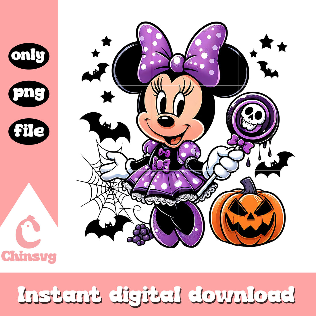 Minnie mouse purple halloween png, minnie mouse halloween png – Chinsvg