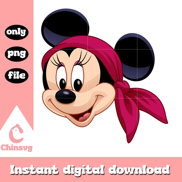 Minnie pirates design png, disney minnie face png, disney pirates png ...