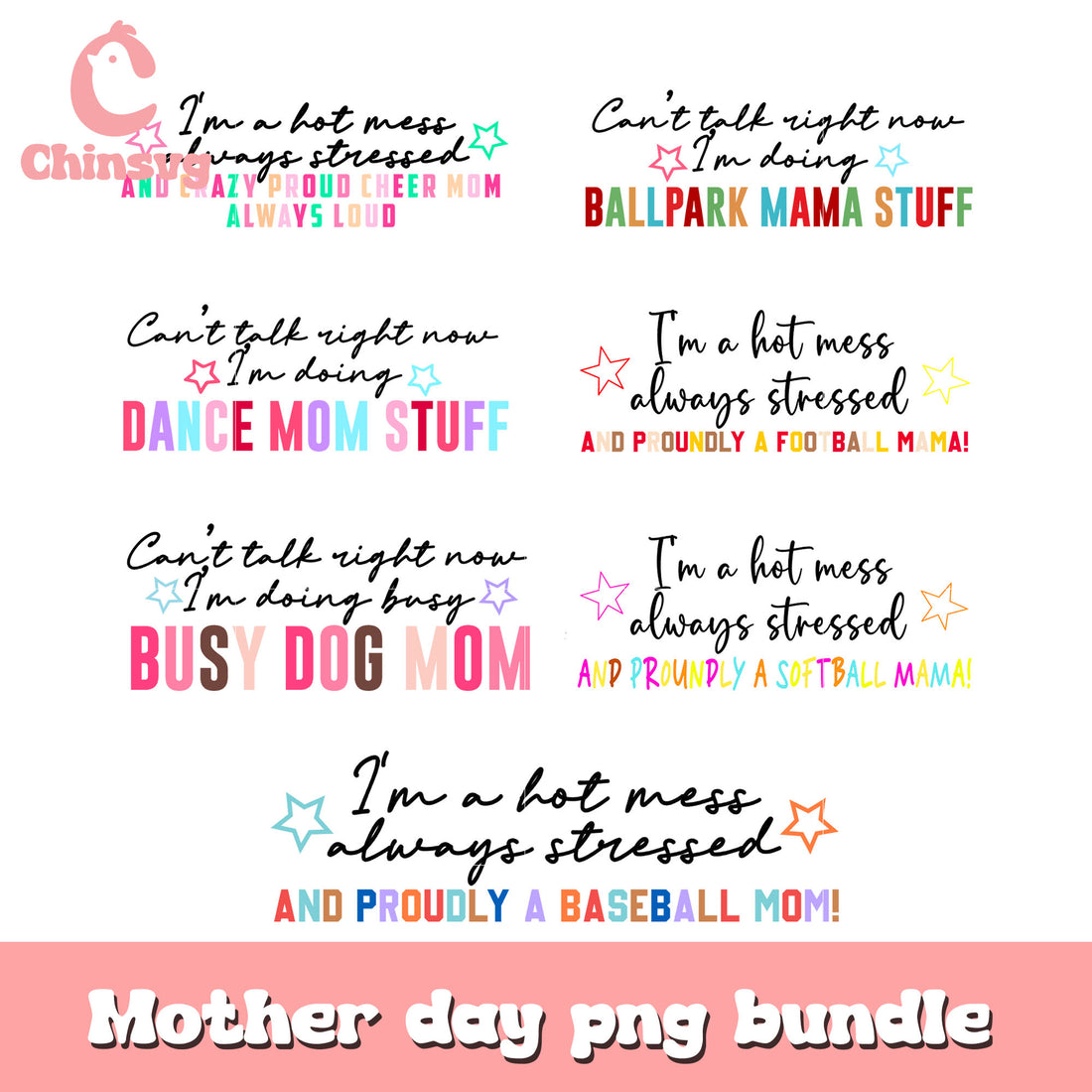 Mother day quotes design bundle png, mom quotes png, mom png – Chinsvg