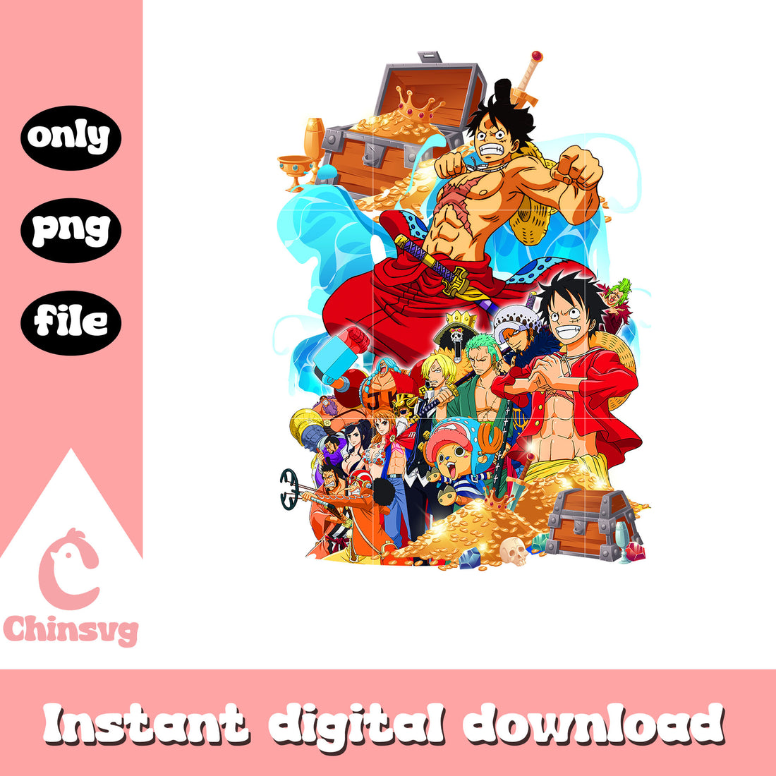 Mugiwara pirates png, one piece characters png, pirate png – Chinsvg