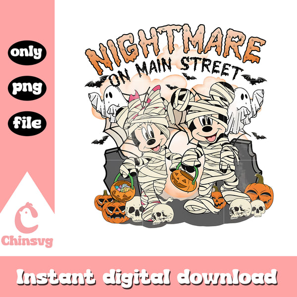 Mummy minnie mickey nightmare on main street png, minnie and mickey pn ...
