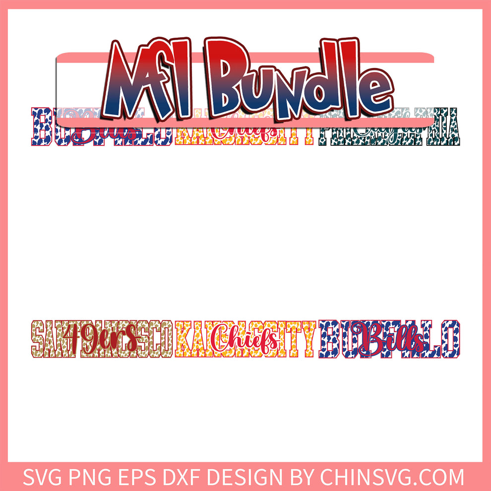 Nfl team text dairy cow pattern bundle svg, nfl teams svg – Chinsvg