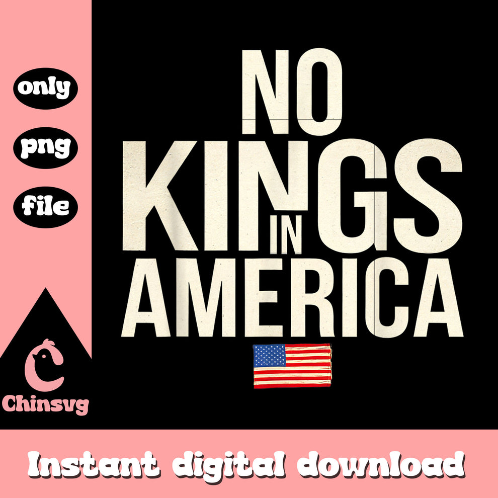 No kings in america logo design png, no kings png, no kings day png ...