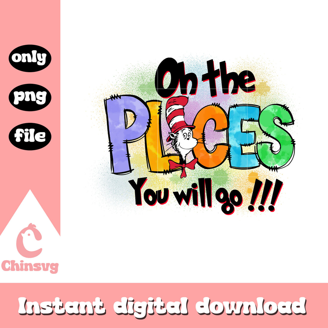Oh the place you will go png, dr seuss quote png, the cat png – Chinsvg