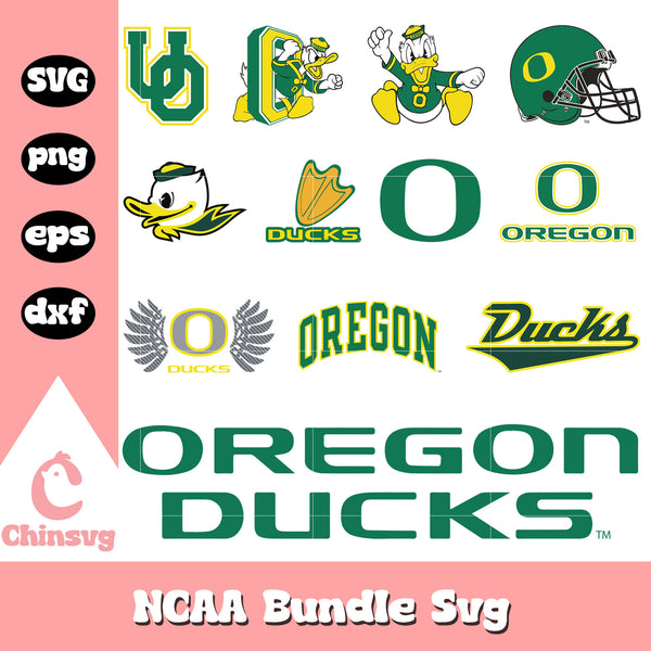 Oregon Ducks Ncaa logo bundle svg, Oregon Ducks logo svg – Chinsvg