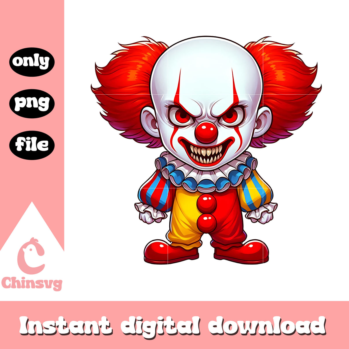 Pennywise chibi joker horror png, pennywise chibi png, pennywise png ...