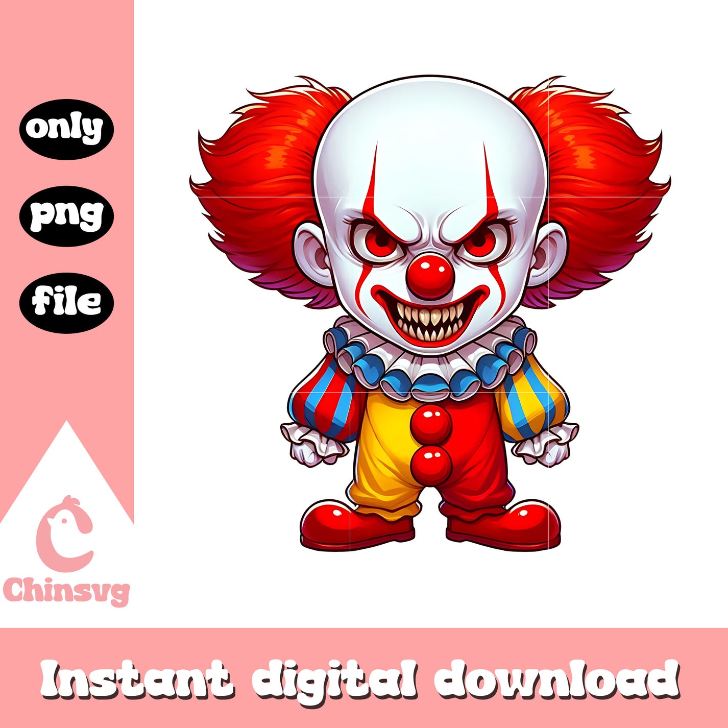 Pennywise chibi joker horror png, pennywise chibi png, pennywise png ...