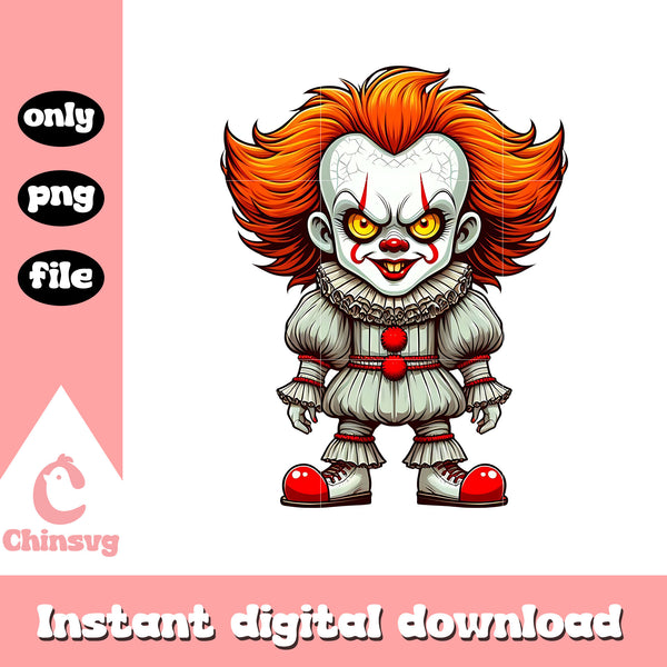 Pennywise chibi smiling horror png, pennywise horror png – Chinsvg