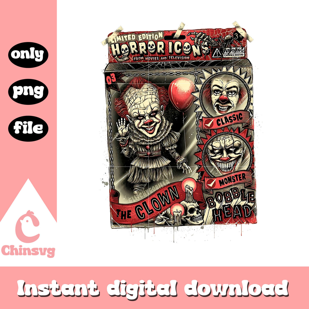 Pennywise horror the clown bobblehead toy png, pennywise png – Chinsvg