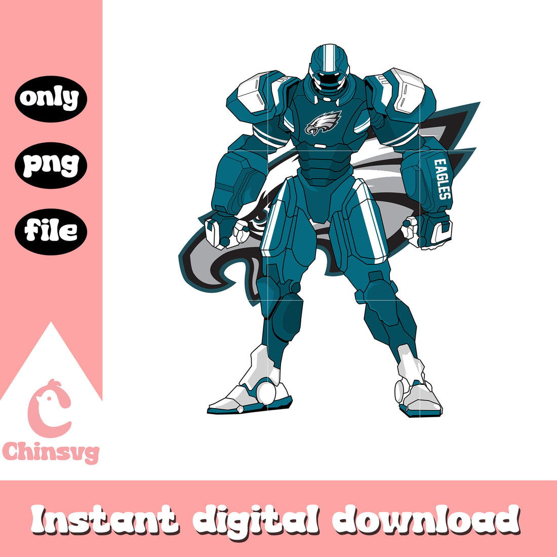 Philadelphia eagles robot design png, nfl philadelphia eagles png – Chinsvg