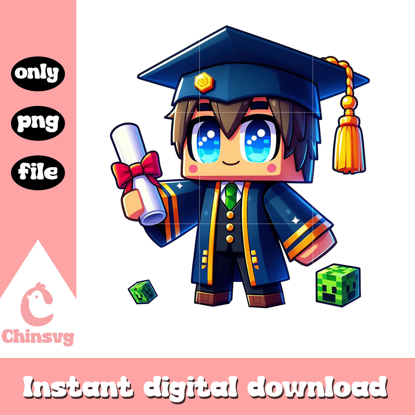 Player minecraft design graduation png, day graduation png – Chinsvg