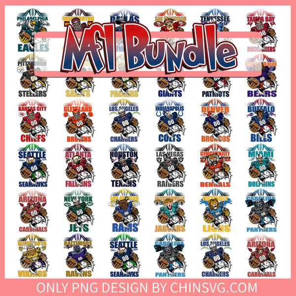 Player nfl teams design bundle png, logo nfl football png – Chinsvg