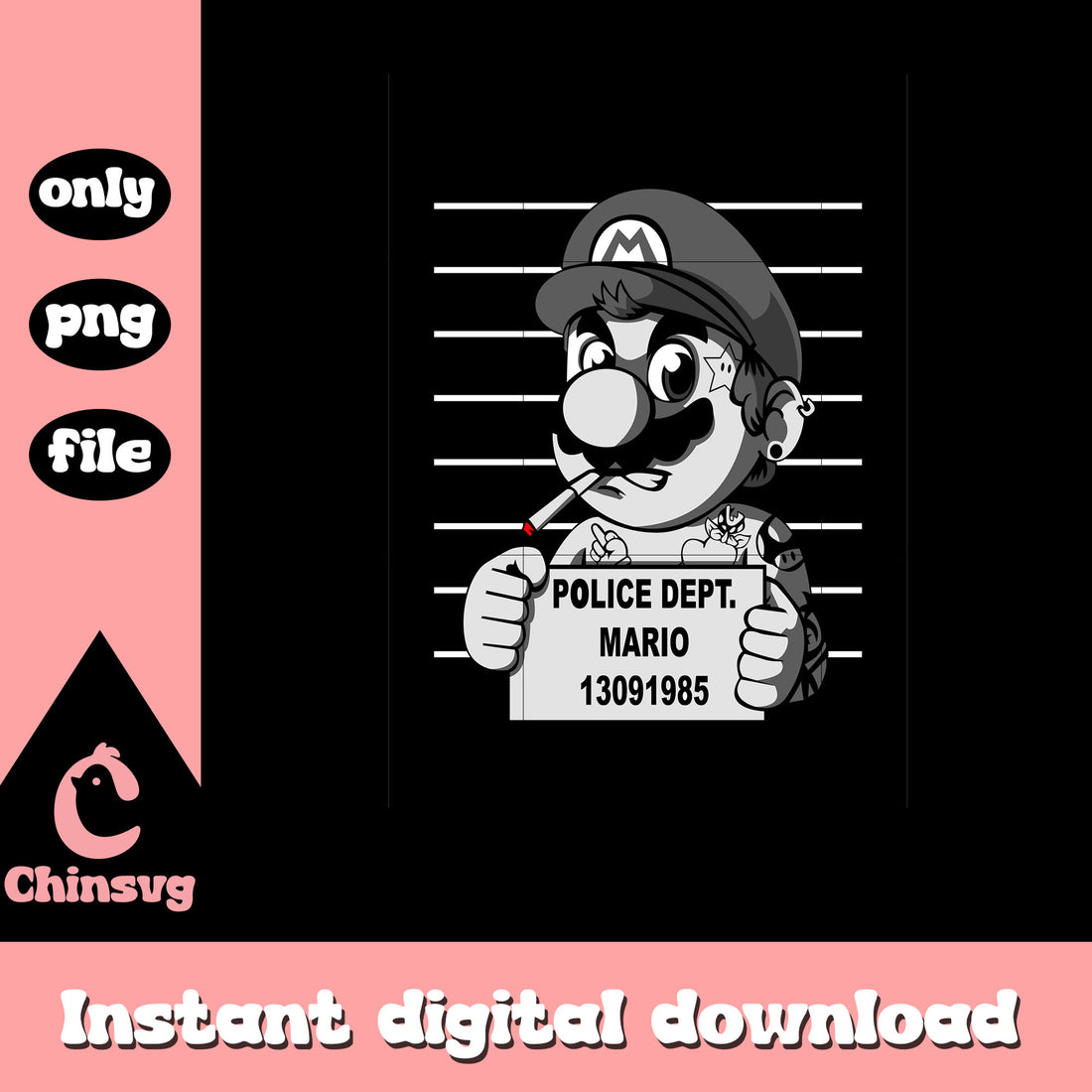 Police dept mario prisoner png, super mario png, cartoon png – Chinsvg
